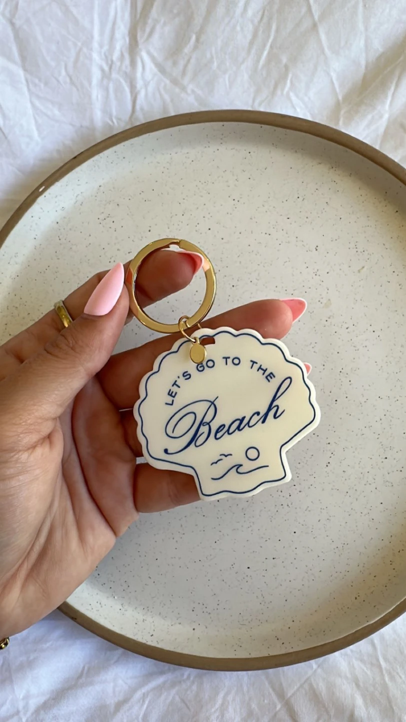 Cali Keyring - Coco Blue